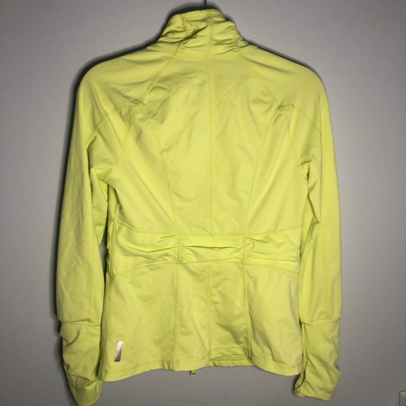 Zella | Jackets & Coats | Zella Medium Neon Yellow Zip Up Active Jacket ...